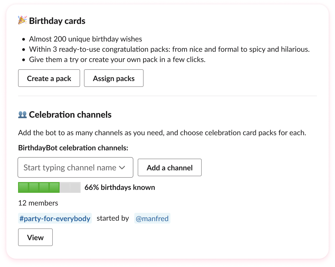 Slack Birthday Bot setup - automated birthday and anniversary cards ...