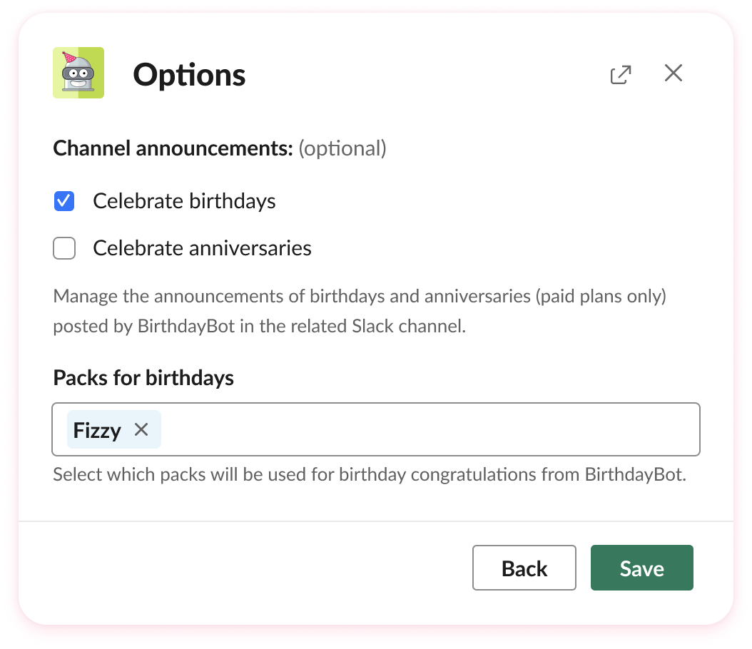 BirthdayBot - Celebrate birthdays together in Slack