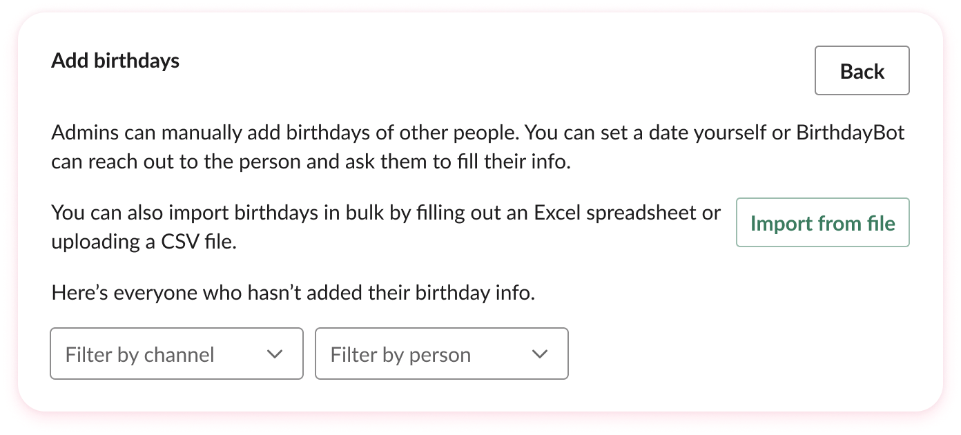 Slack Birthday Bot setup - automated birthday and anniversary cards ...