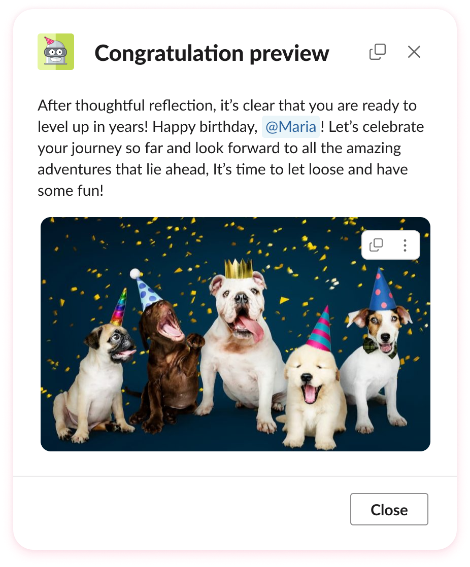 Slack Birthday Bot setup - automated birthday and anniversary cards ...