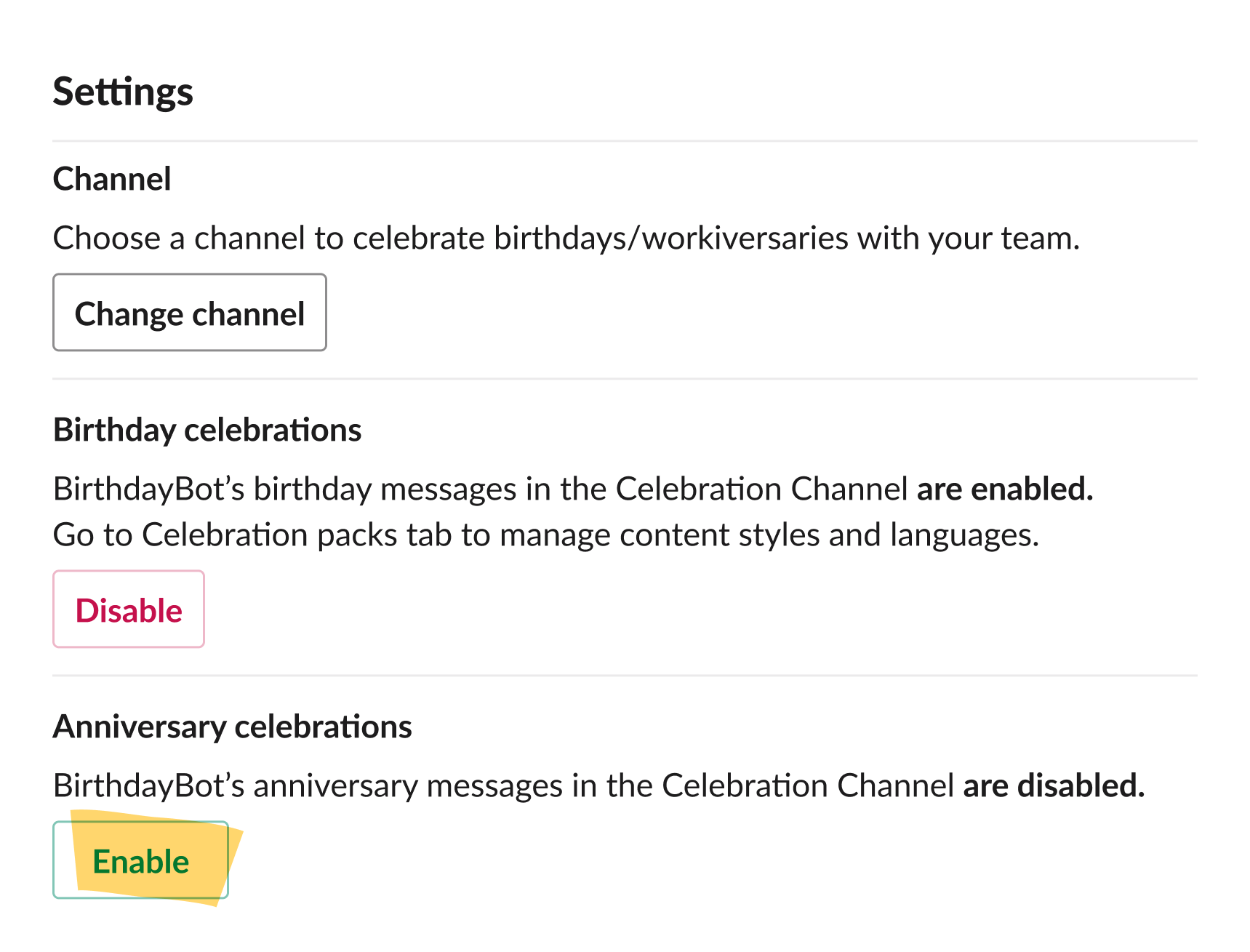 Slack Birthday Bot setup - automated birthday and anniversary cards ...