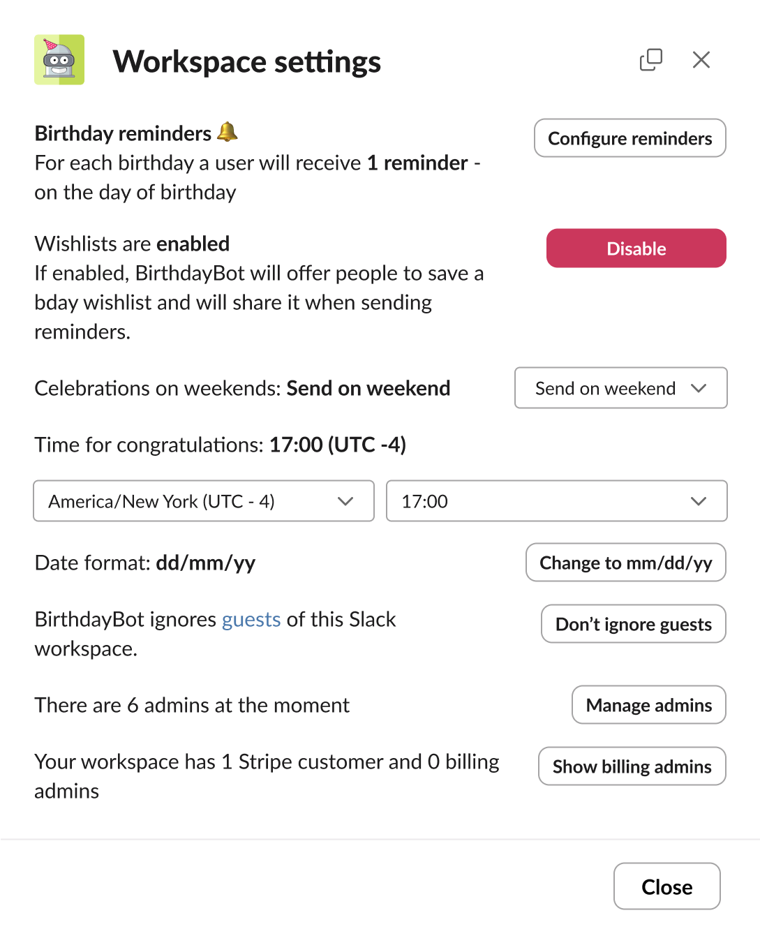 Slack Birthday Bot setup - automated birthday and anniversary cards ...