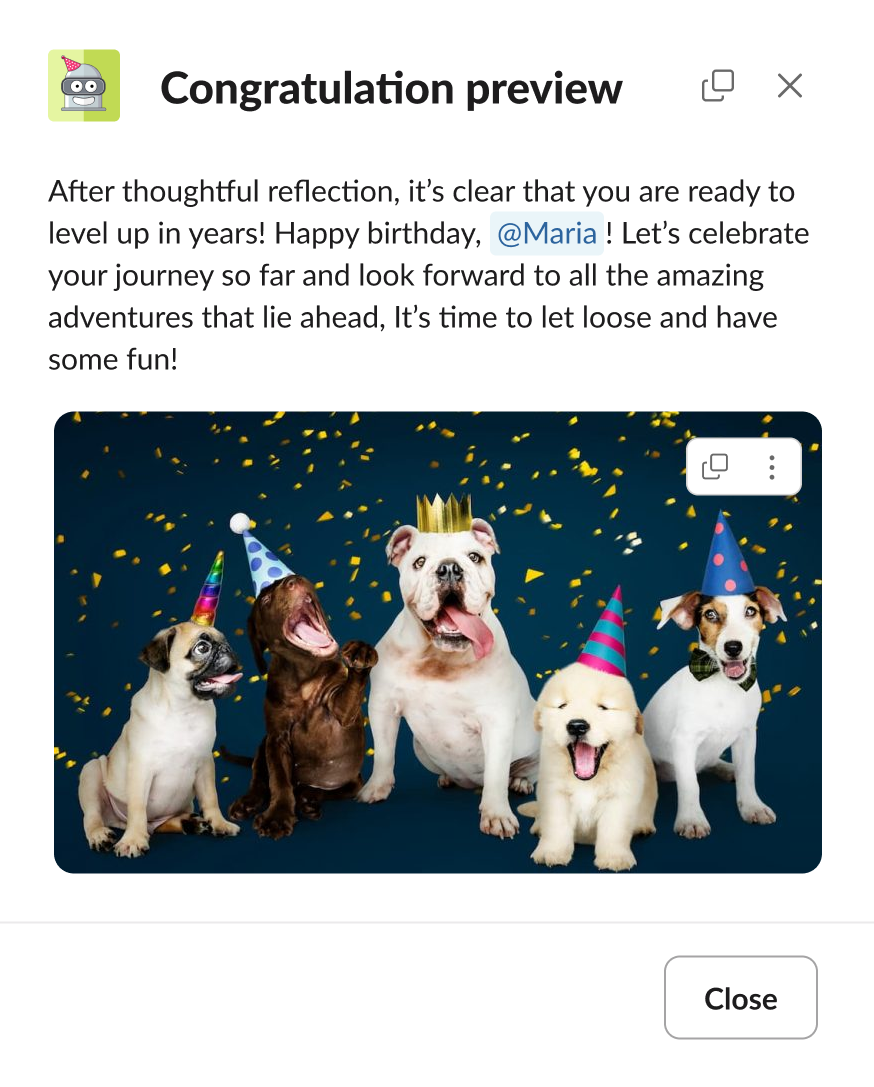 Slack Birthday Bot setup - automated birthday and anniversary cards | BirthdayBot