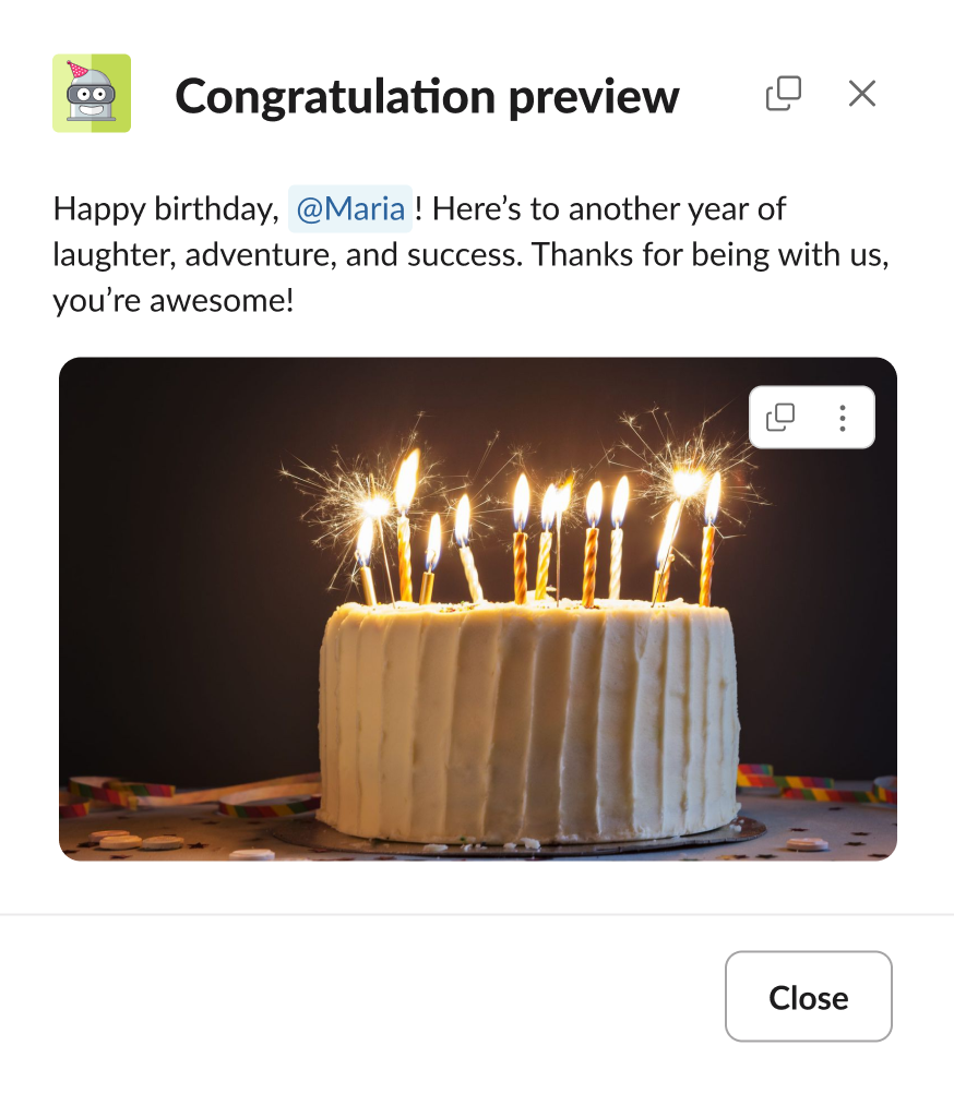 Slack Birthday Bot setup - automated birthday and anniversary cards ...
