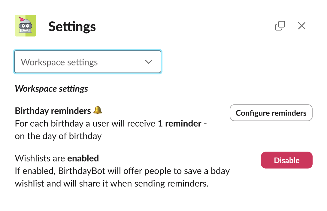 Slack Birthday Bot setup - automated birthday and anniversary cards ...